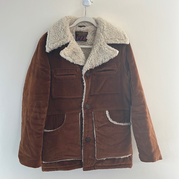 VIP | Jackets & Coats | Vintage Corduroy Shearling Sherpa Jacket 7s ...